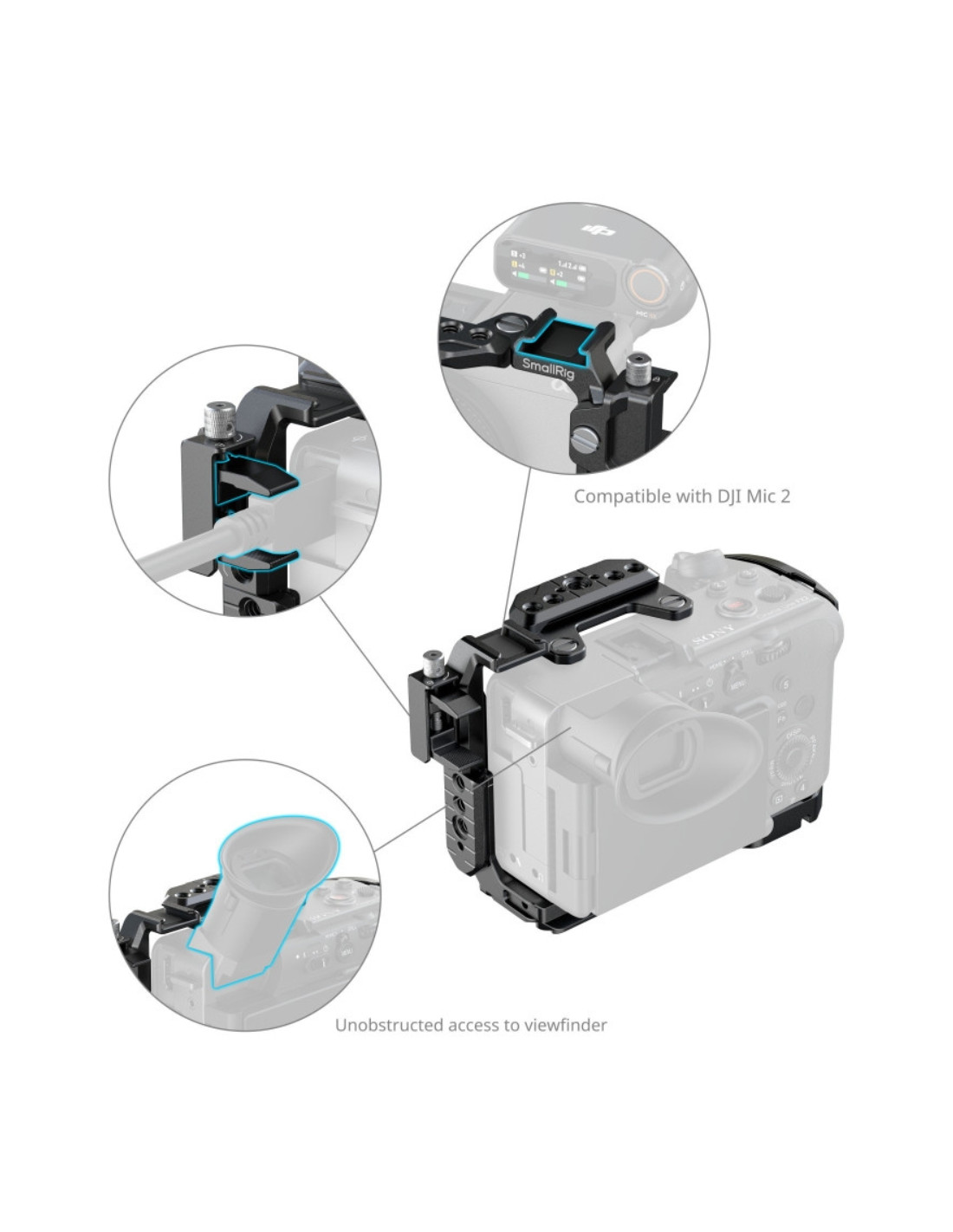 CAGE SMALLRIG 5589 POUR SONY FX2 EN KIT